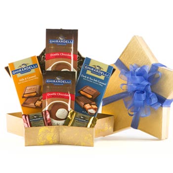 Chocolate Gift Baskets - Ghirardelli Chocolates Gift Box