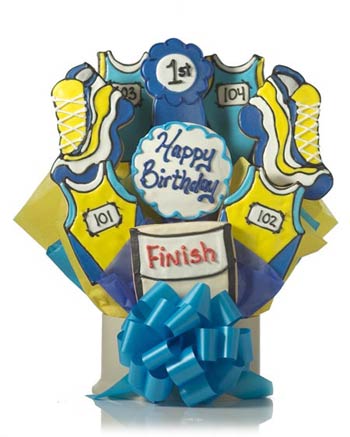 Cookie Bouquets - Marathon Birthday Cookie Gift