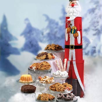 Christmas Gift Baskets - Mrs. Beasleys Christmas Santa Tower