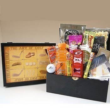 Fathers Day Gift Baskets - Golfers Snack Gift Box